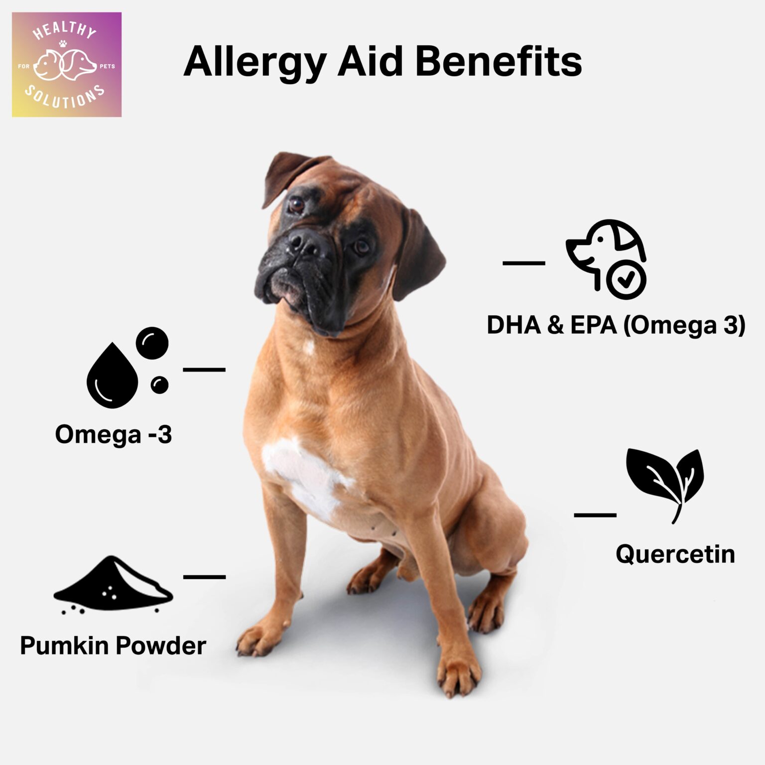 Pet Allergy Aid Soft Chew Supplement with Antioxidants for Dogs and Cats